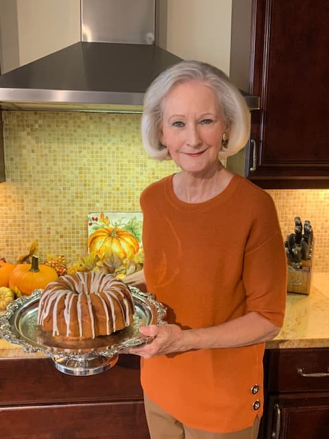 Mom's Gift Inspires Holiday Dessert - Cinnamon Ribbon Apple Cake